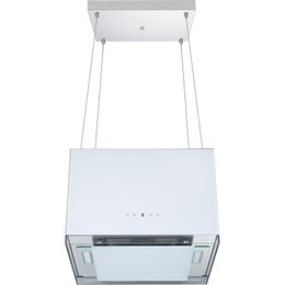 respekta Inselhaube &raquo;CH 11050&laquo; 50 cm, Umluft, 3 Leistungsstufen, LED-Beleuchtung, Fernbedienung wei&szlig; Nur Umluftbetrieb m&ouml;glich