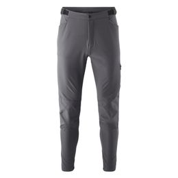 Gonso Fahrradhose &raquo;TRAIL PANTS M&laquo; Herren MTB-Hose ohne Sitzpolster, lange Radhose, verstellbarer Bund grau M - Normalgr&ouml;&szlig;en Normalgr&ouml;&szlig;en M...