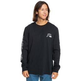 Quiksilver Langarmshirt »Original Co« schwarz XL XL Stoff: Baumwollstoff [160 g/m2]