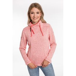 DEPROC Active Fleecejacke »ROSEWOOD WOMEN« weiche Fleecejacke in traditioneller Optik rosa 40 (M) 40 (M) Ultraschicker Strickfleece-Troyer mit...