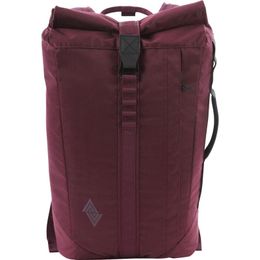 Nitro Freizeitrucksack »Scrambler« Rucksack für Alltag, Arbeit & Reise mit Roll-Top, Cityrucksack Wine