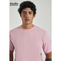 STUDIO SEIDENSTICKER T-Shirt »Studio« Kurzarm Rundhals Uni rosa XL XL Passform: Regular