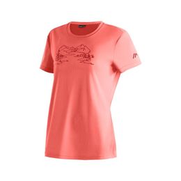 Maier Sports T-Shirt »Wilma Print« Damen Funktionsshirt, Freizeitshirt mit Aufdruck, Regular Fit altrosa 46 46 Funktionales T-Shirt mit weicher...