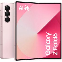 Samsung Smartphone »Galaxy Z Fold 6« Rosa AI-Funktionen Rosa 5G, NFC, WLAN, Bluetooth, Gorilla-Glas