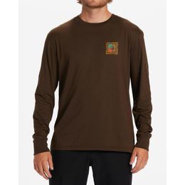 Billabong Langarmshirt &raquo;Unison&laquo; Coffee Bean M M Stoff: Baumwollstoff [160 g/m2]
