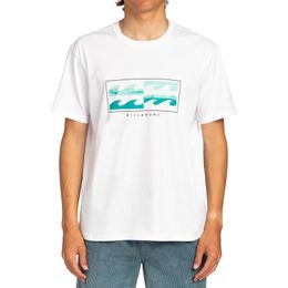 Billabong T-Shirt »Inversed« White M M Stoff: Baumwoll-Jersey-Stoff [160 g/m2]