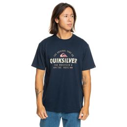 Quiksilver T-Shirt »Floating Around« Navy Blazer XL XL Stoff: Baumwoll-Jersey-Stoff [160 g/m2]
