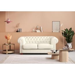 Max Winzer Chesterfield-Sofa &raquo;Kent 2-Sitzer, edel und bequem, hochwertige Detailverarbeitung&laquo; mit aufwendiger Knopfheftung, komfortable Armlehne,...