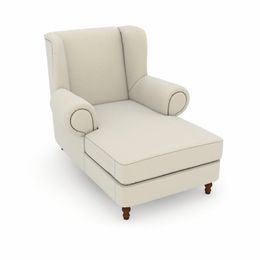 Max Winzer Ohrensessel &raquo;Madeleine, Relaxsessel, Designsessel mit hohem Sitzkomfort&laquo; Samtvelours Bezug in vielen Farbkombinationen creme