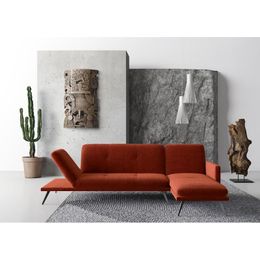 Machalke Ecksofa »butterfly, L-Form« rot ELOY