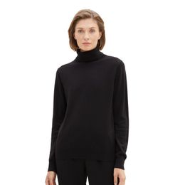 Tom Tailor Rollkragenpullover mit softem Feinstrick deep black S (36) S (36) Rollkragenpullover von Tom Tailor