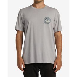 Billabong T-Shirt »Layback« Grey Violet XXL XXL Stoff: BaumwollStoff [170 g/m2]