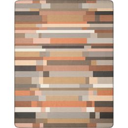 Biederlack Wohndecke »Patch« mit warmen, erdigen Farben multicolor Obermaterial: 58% Baumwolle, 35% Polyacryl, 7% Polyester B/L: 150 cm x 200 cm