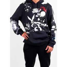Capelli New York Hoodie mit ausgefallenem Bugs Bunny Grafitti Design black XL XL Herren-Hoodie von Capelli New York