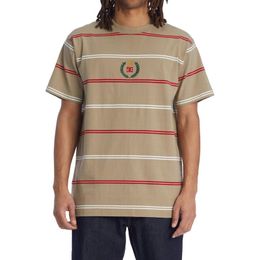 DC Shoes T-Shirt »Regal Stripe« Island Fossil Regal Stripe XL XL Stoff: Baumwoll-Jersey [220 g/m2]