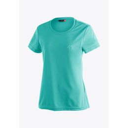 Maier Sports Funktionsshirt &raquo;Waltraud&laquo; Damen T-Shirt, schnelltrocknendes Freizeitshirt, Regular Fit raucht&uuml;rkis 40 40 Komfortables Funktionsshirt...