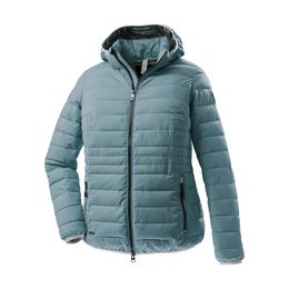 STOY Steppjacke »STS 17 WMN QLTD JCKT« atmungsaktive Steppjacke mit abnehm. Kapuze in großen Größen seegrün 48 48 leichte Steppjacke mit...