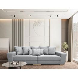 GEPADE Big-Sofa »Adrian, Loungesofa« silbergrau