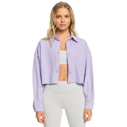 Roxy Sweatshirt »Kelia« Lavender L L Material: Frottee-Fleece aus Baumwolle und...