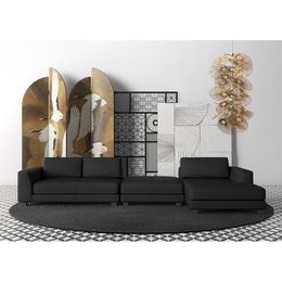Machalke Ecksofa »atoll, L-Form« blackcoffee RUSTICO