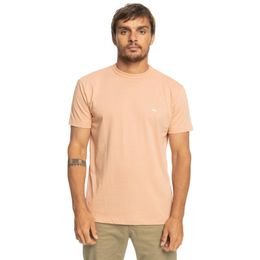 Quiksilver T-Shirt &raquo;Essentials&laquo; Cafe Creme S S Stoff: Reiner BaumwollStoff [190 g / m2]