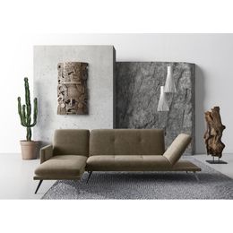 Machalke Ecksofa &raquo;butterfly, L-Form&laquo; hellbraun ELOY