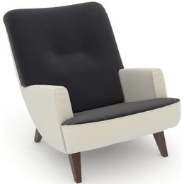 Max Winzer Loungesessel &raquo;build-a-chair Borano au&szlig;ergew&ouml;hnlicher Sessel, tolle Farbkombinationen&laquo; modern im Retrolook, zum Selbstgestalten creme/...