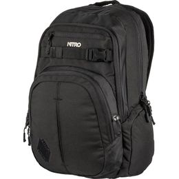 Nitro Schulrucksack »Chase« Alltagsrucksack, Rucksack für Freizeit, Schule, Arbeit und Reise True Black B/H/T: 37 cm x 51 cm x 23 cm B/H/T: 37 cm x...