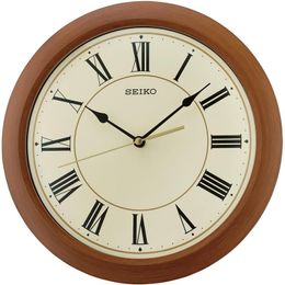 Seiko Wanduhr »QXA713T« Quarzuhr, Wohnzimmer, Esszimmer, Küche, Arbeitszimmer, Büro, Flur braun 0 Dekorative Wanduhr