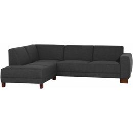 Max Winzer Ecksofa »Boston bequem, aktuelles Design, hochwertige Verarbeitungsdetails« in kubischer Form, Ottomane wahlweise rechts oder links...
