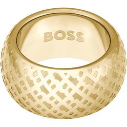 BOSS Fingerring »ASPEN, 1580589S, M, L« gelbgoldfarben 58 BOSS Schmuck - Damenfingerring