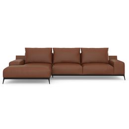 Machalke Ecksofa &raquo;lorenzo, L-Form&laquo; cognac SADDLE