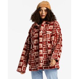 Billabong Fleecejacke »Fairbanks« Deep Sienna S S Stoff: Fleecestoff