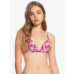 Quiksilver Triangel-Bikini-Top »Classic« Raspberry Bamboo Island L - Cup B Cup B L Stoff: Jersey-Mischgewebe aus Polyamid und...