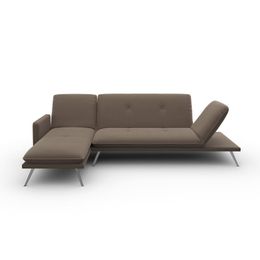 Machalke Ecksofa &raquo;wings, L-Form&laquo; hellbraun BRUCE