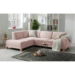 Max Winzer Ecksofa »Blackpool modern, mittlere Sitzhärte mit hochwertiger Schaumpolsterung« Lounge-Charakter durch niedrigen, leicht gewölbten...