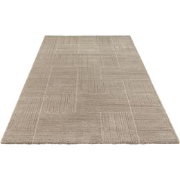 ELLE DECORATION Teppich »Castres« rechteckig 14 mm Höhe Shaggy, Weich, Flauschig, Skandi-Look, Wohnzimmer, Schlafzimmer beige Obermaterial: 55%...