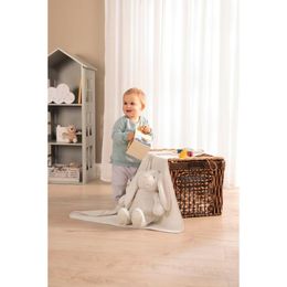 Biederlack Babydecke »Nelly« mit Hasen-Kuscheltier natur Obermaterial: 65% Baumwolle, 35% Polyester B/L: 75 cm x 100 cm