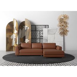 Machalke Ecksofa &raquo;atoll, L-Form&laquo; cognac SADDLE