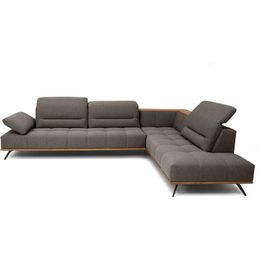 Alte Gerberei Ecksofa », L-Form« Grau-Braun