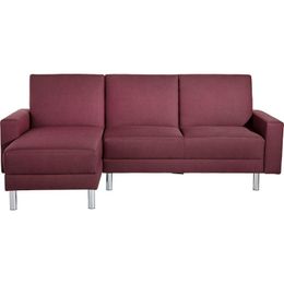 Max Winzer Schlafsofa »Just Fresh modernes kubisches Sofa, Rückenverstellung für Sitzkomfort« Recamiere links oder rechts montierbar, elegante...