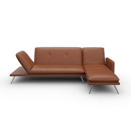 Machalke Ecksofa &raquo;wings, L-Form&laquo; cognac SADDLE