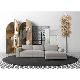 Machalke Ecksofa »atoll, L-Form« beige-grau BRUCE