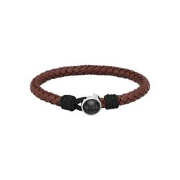 BOSS Armband »Schmuck Edelstahl Armschmuck Armband THAD« braun-schwarz 19 cm BOSS Schmuck - Herrenarmband