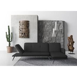 Machalke Ecksofa »butterfly, L-Form« blackcoffee RUSTICO