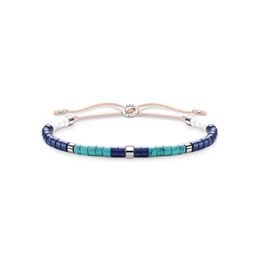Thomas Sabo Armband »blaue Steinen, A2065-775-7-L20V« mit Türkis-Imitat, Lapislazuli, Achat silberfarben-mehrfarbig + mehrfarbig 20 Armband mit...