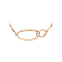 Calvin Klein Kette mit Anhänger »Schmuck Edelstahl Halsschmuck Halskette Erbskette SCULPTURAL« roségoldfarben CK Schmuck - Damenhalskette