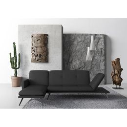 Machalke Ecksofa »butterfly, L-Form« blackcoffee RUSTICO
