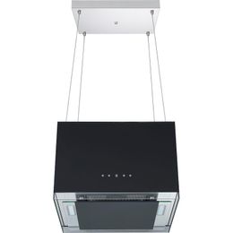 respekta Inselhaube &raquo;CH 11050&laquo; 50 cm, Umluft, 3 Leistungsstufen, LED-Beleuchtung, Fernbedienung schwarz Nur Umluftbetrieb m&ouml;glich