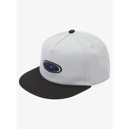 Quiksilver Snapback Cap »Zinger« Grey Violet Einheitsgröße Stoff: Baumwoll-Canvas-Stoff